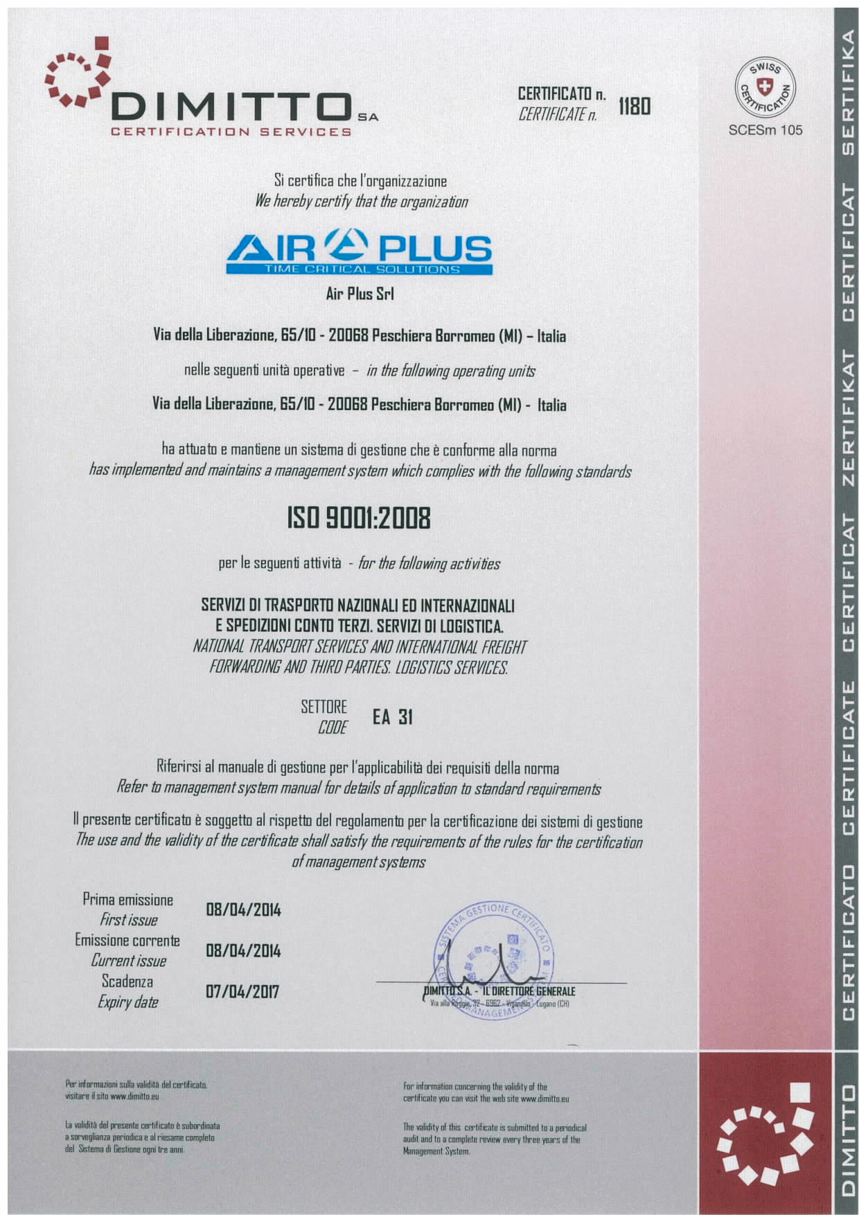 L'Azienda :: Air Plus